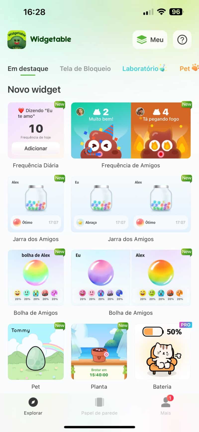 Widgetable é um app que visa conectar pessoas a partir de… widgets ...