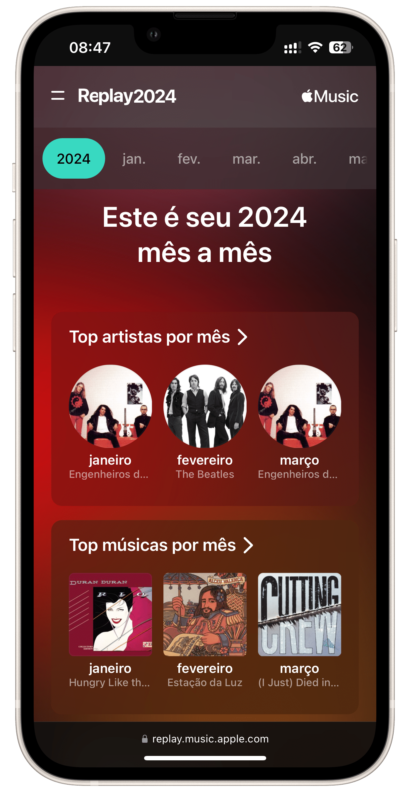 Apple Music libera o Replay 2024 com sua retrospectiva musical do ano ...