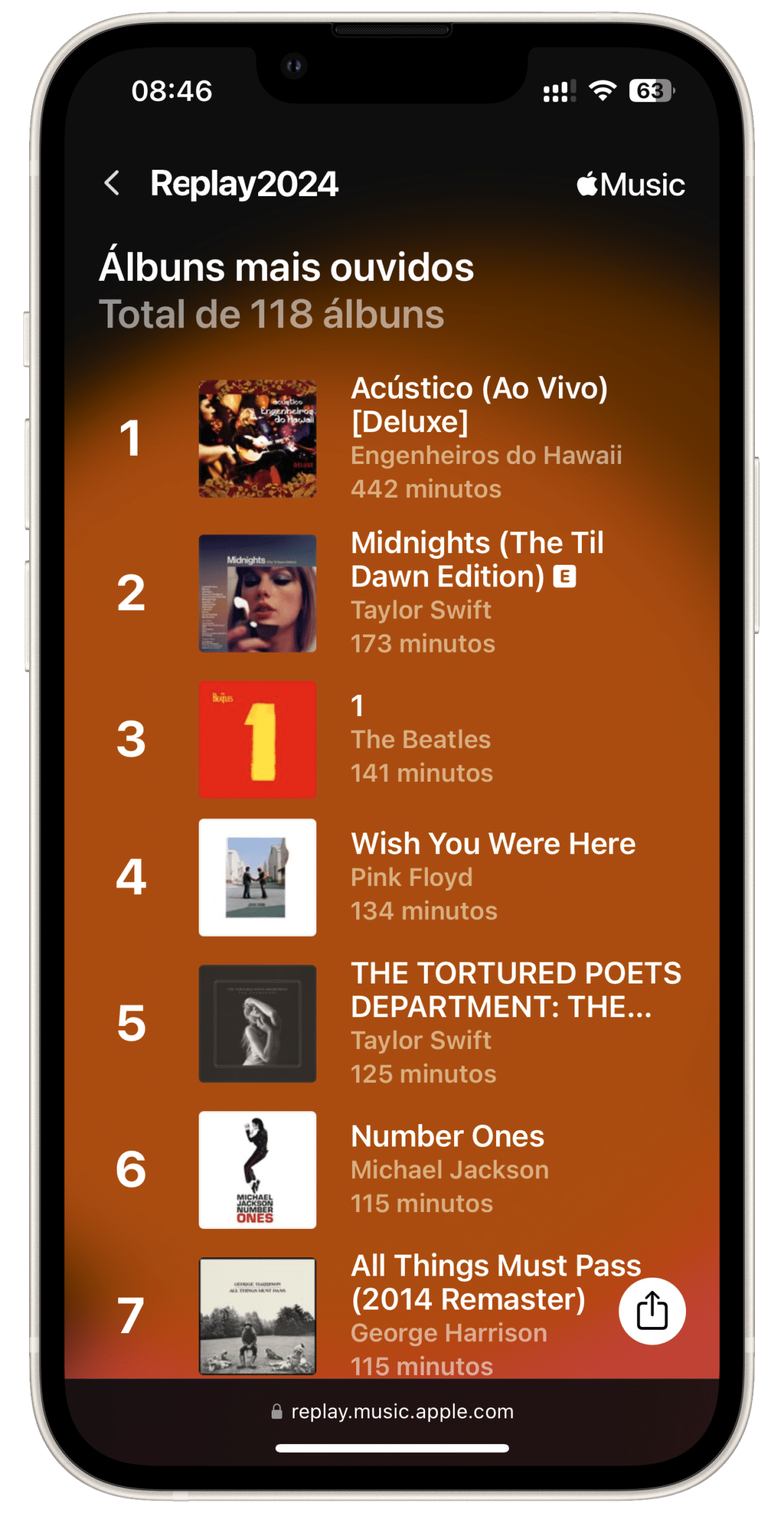 Apple Music libera o Replay 2024 com sua retrospectiva musical do ano ...