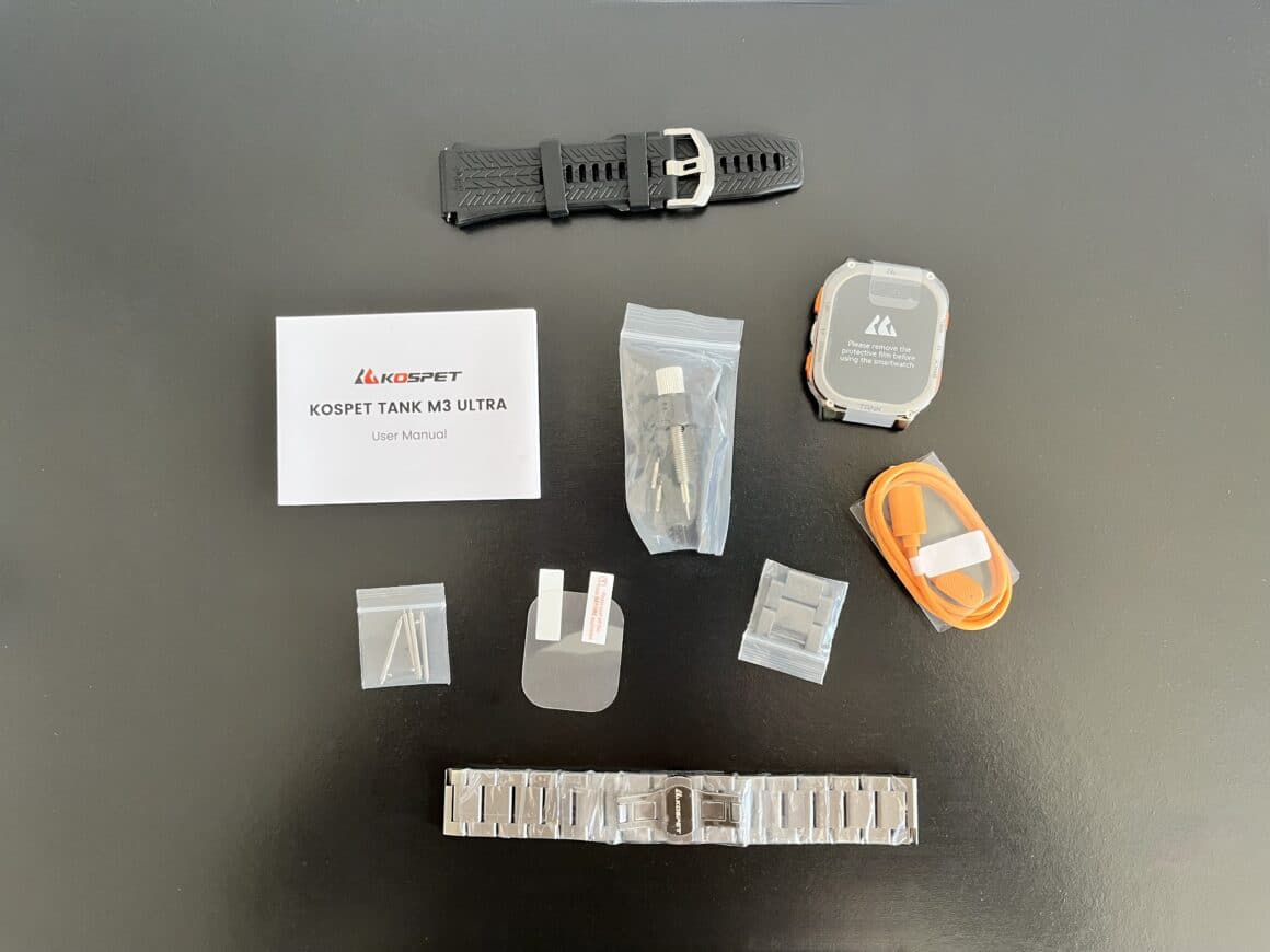 TANK M3 Ultra é um smartwatch da KOSPET com GPS e muita resistência ...