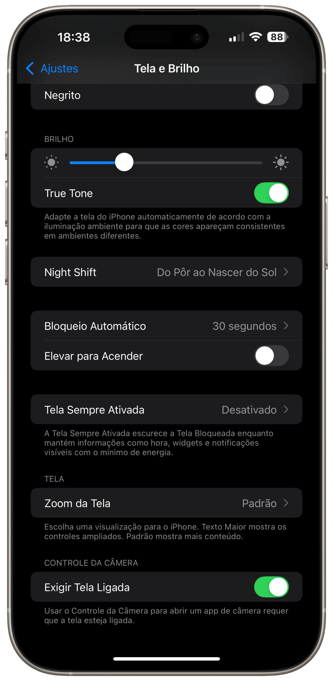 Como exigir a tela ligada para usar o Controle da Câmera do iPhone ...