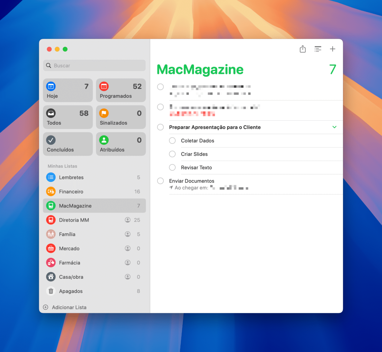 Usando o Lembretes (Reminders) como um profissional - MacMagazine