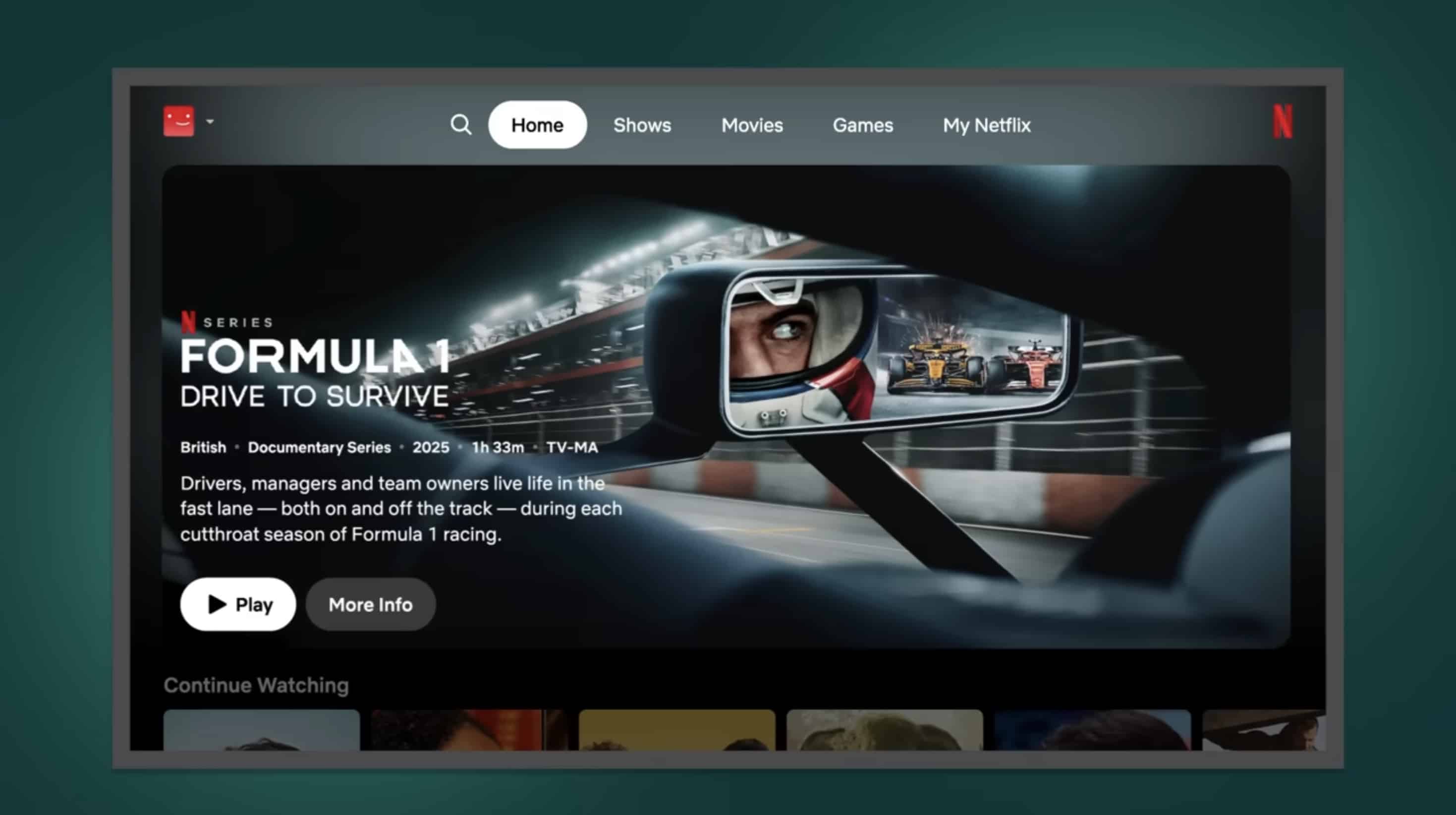 Meses após seu lançamento, nova interface da Netflix chega ao tvOS ...
